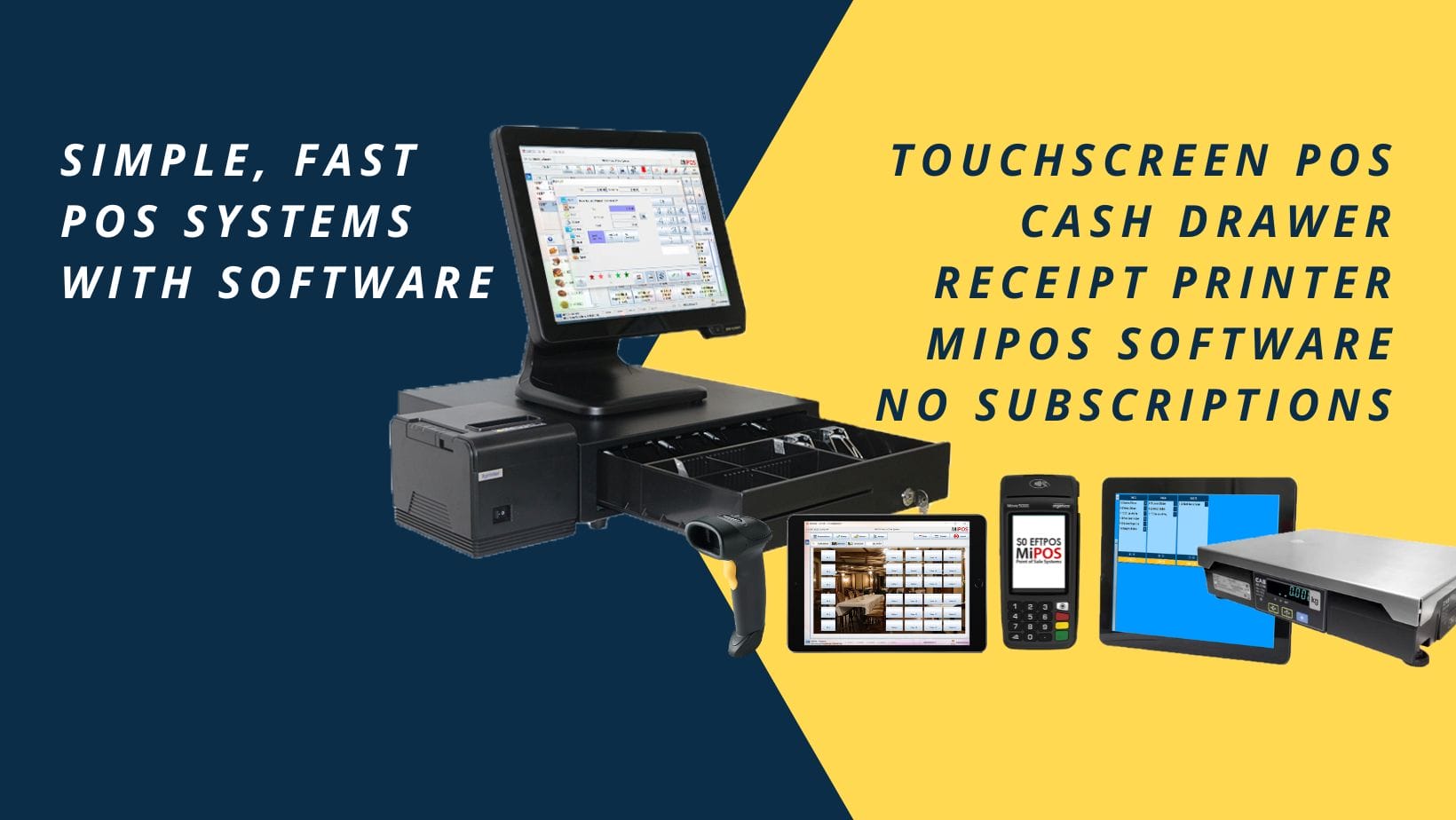Budget POS System Melbourne – $1490 + $89/mth Support